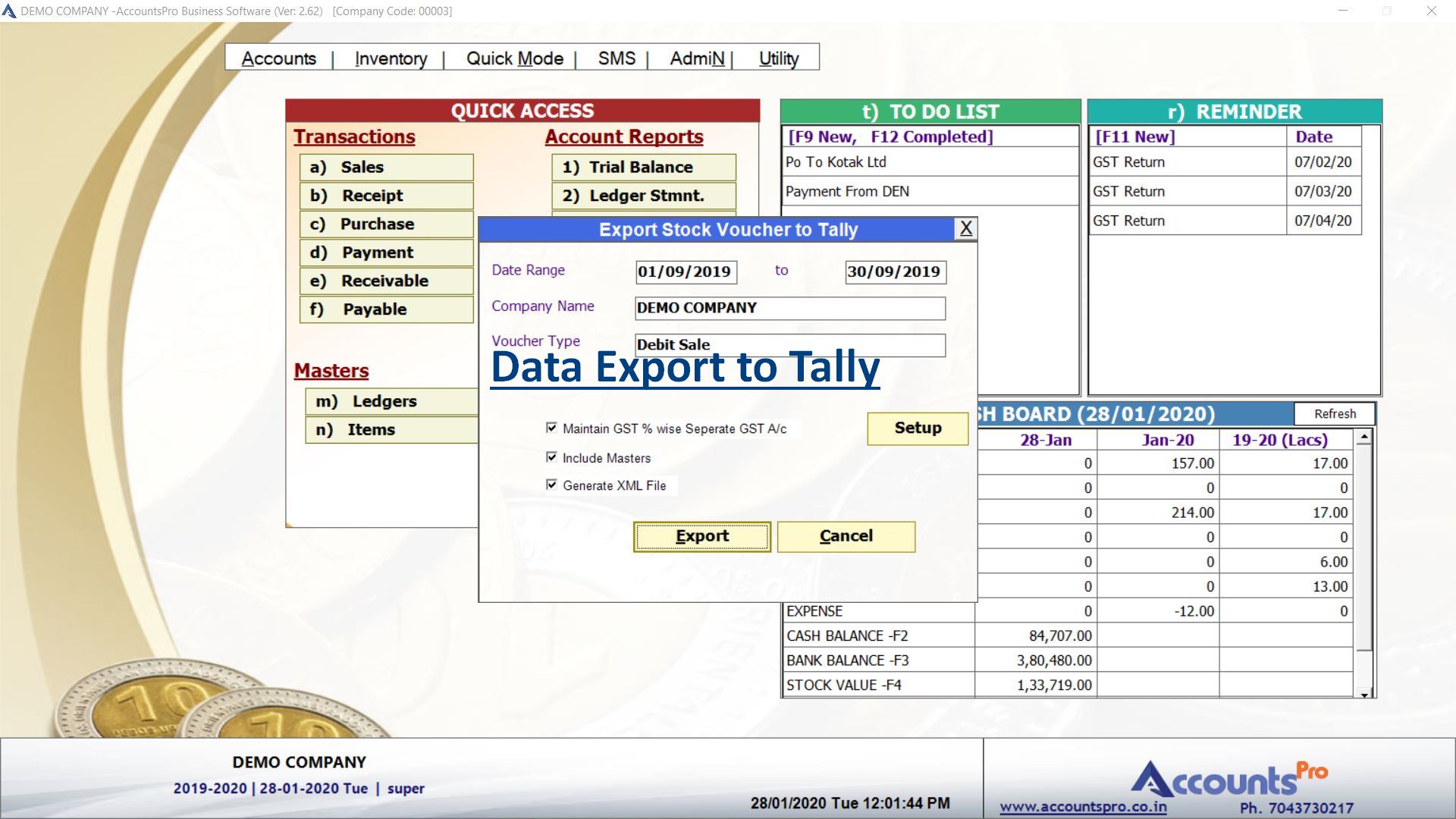 AccountsPro | GST Ready Best Accounting & Inventory Management Software ...